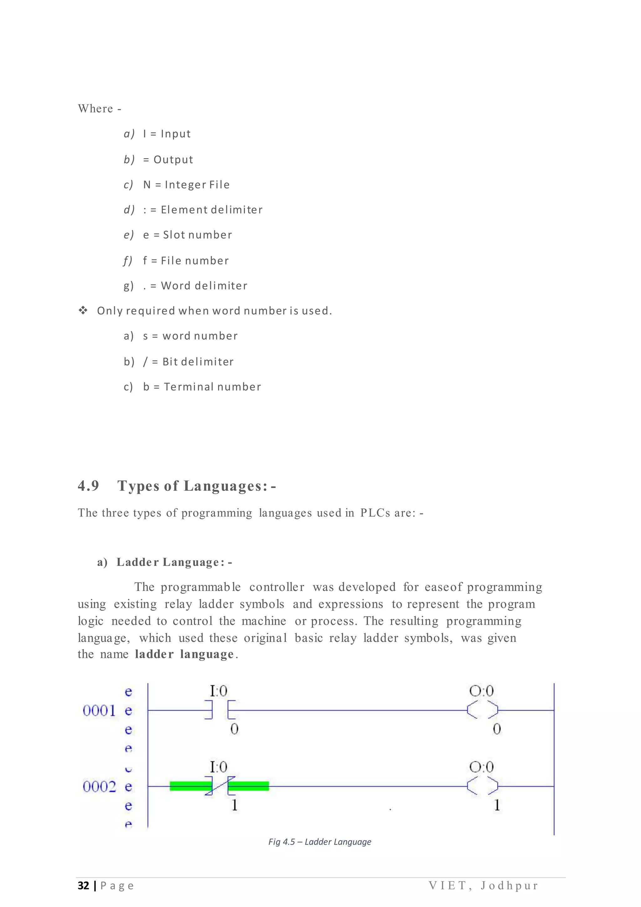 Plc & scada Training Report | DOCX