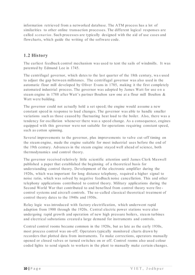 Plc & scada Training Report | DOCX