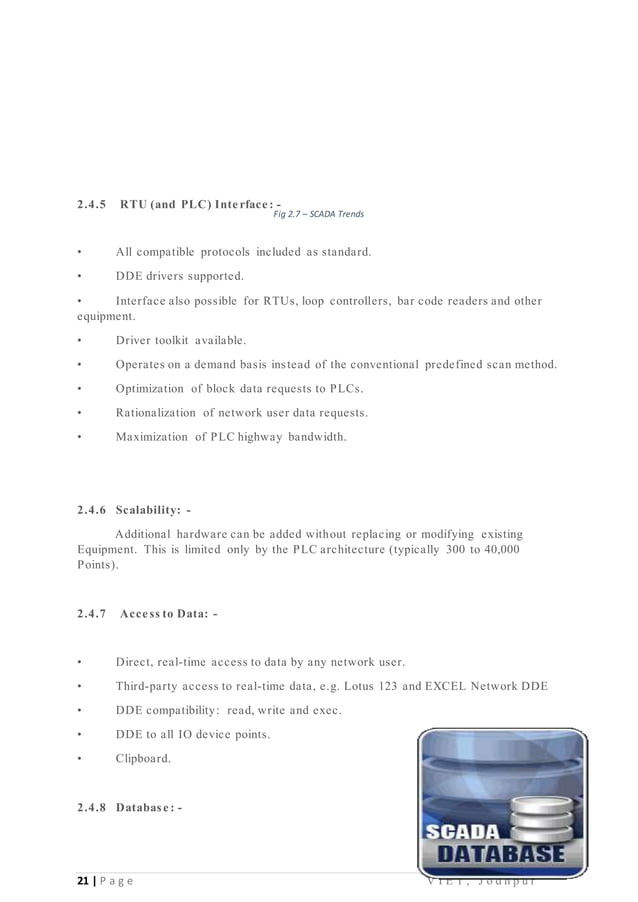 Plc & scada Training Report | DOCX