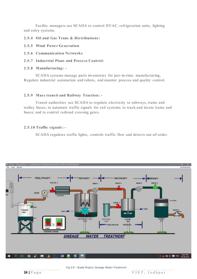 Plc & scada Training Report | DOCX