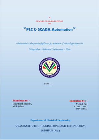 Plc & scada report 2 | PDF