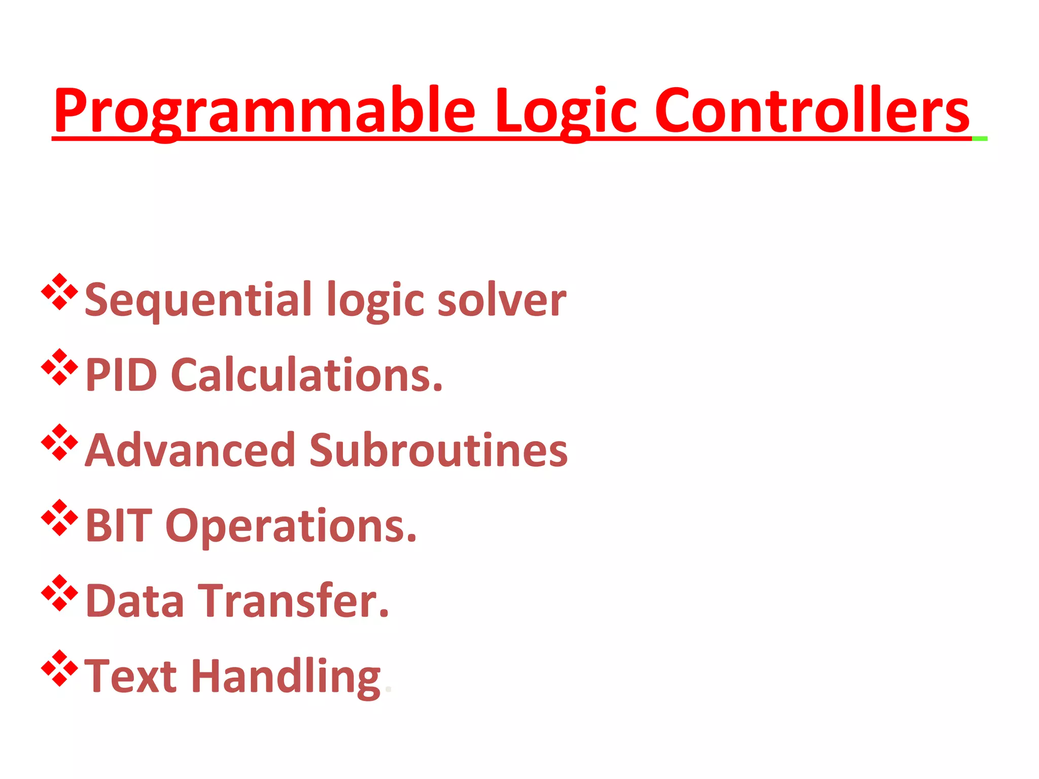 Plc & scada seminar | PPT