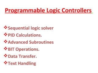 Plc & scada seminar | PPT