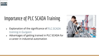 PLC SCADA Training in Gurgaon | PPT