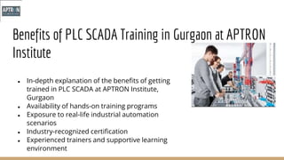 PLC SCADA Training in Gurgaon | PPT