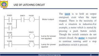 PLC programming, latching, industrial programming | PPTX