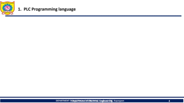 PLC programming, latching, industrial programming | PPTX | Science