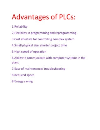 Plc seminar abu | DOCX