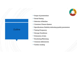 AQBD Seminar Stability of API | PPT