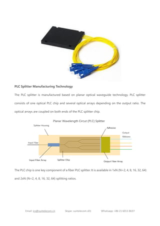 PLC Splitter - What is It | PDF | Technology & Computing