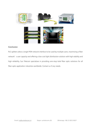 PLC Splitter - What is It | PDF