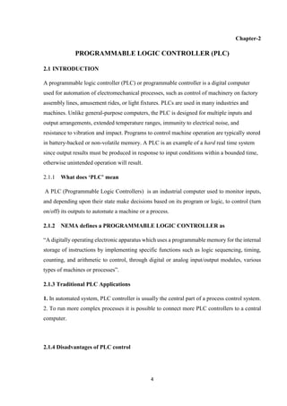 PLC and SCADA summer training report- government engineering college ...