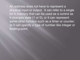 Basic PLC Symbols and Addresses in LogixPro | PPTX