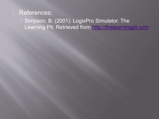 Basic PLC Symbols and Addresses in LogixPro | PPTX