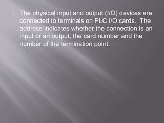 Basic PLC Symbols and Addresses in LogixPro | PPTX