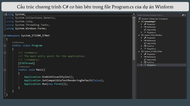 PLCTech Giáo trình CSharp PLCTech Giáo trình CSharp | PPT