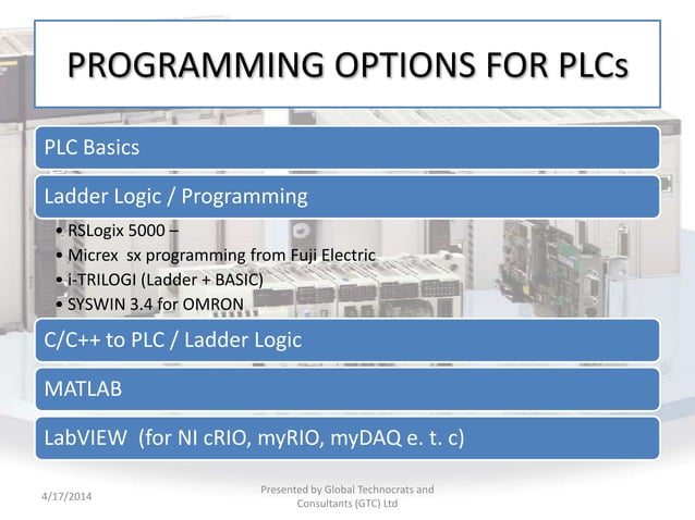 Programmable Logic Controls training day 1 | PPTX | Computer ...