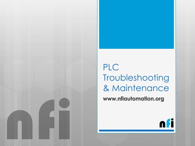 PLC Troubleshooting & Maintenance.pdf
