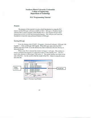 Plc tutorial | PDF