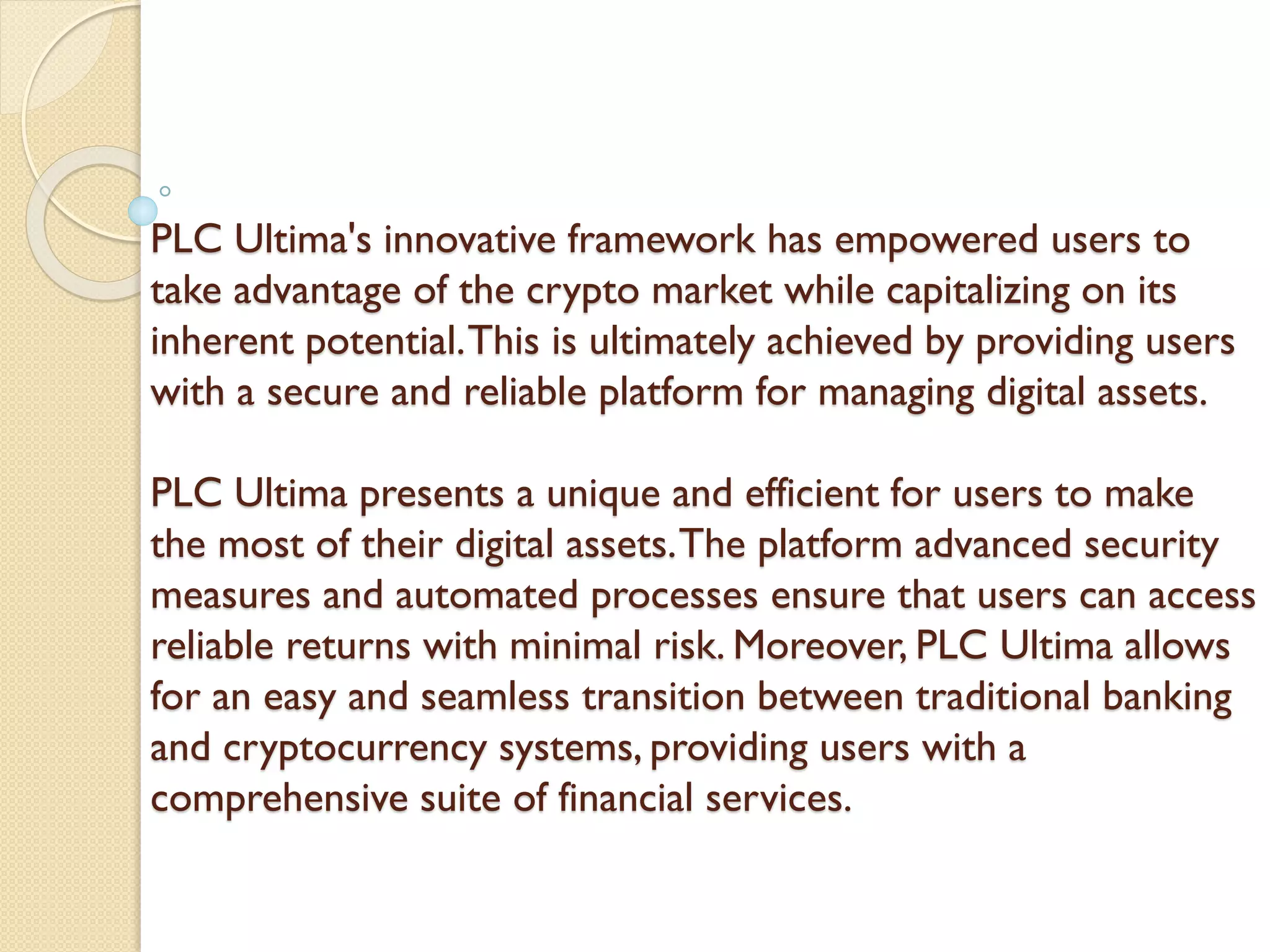 PLC Ultima | PDF