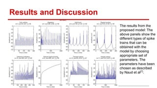 Modeling Stochasticity and Gap Junction Dynamics: Integrate and Fire Model | PPT