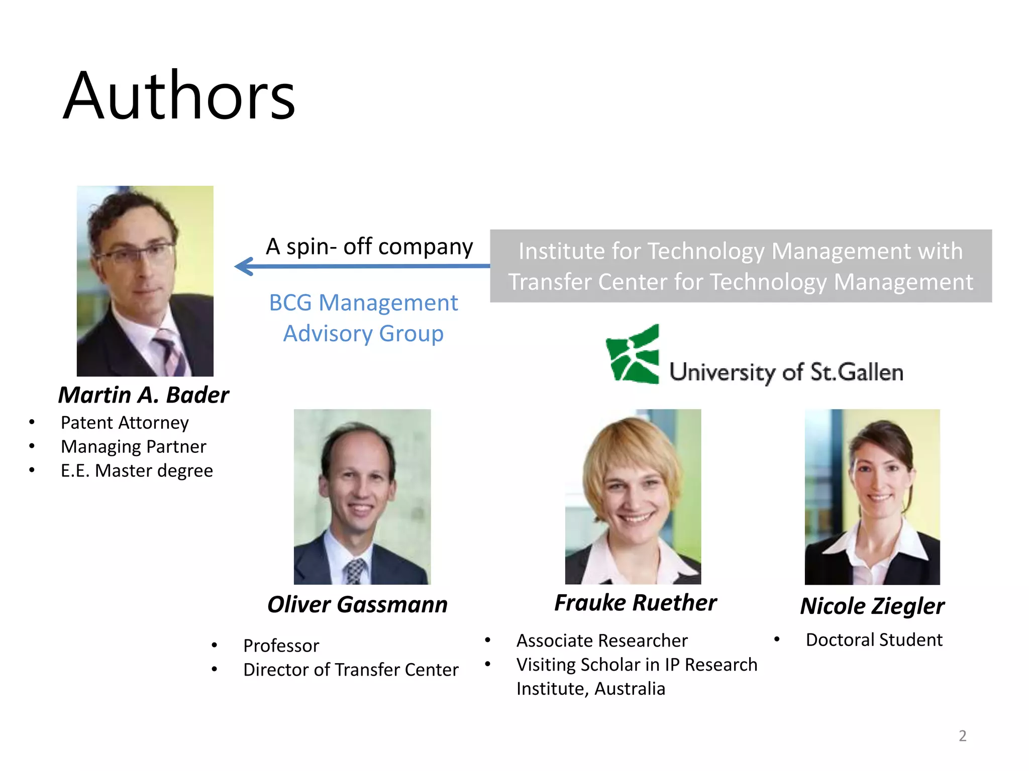 Patent Management Along Its Life Cycle | PPTX