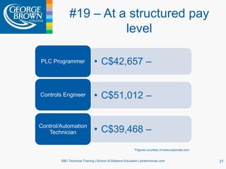 20 Reasons to Consider GBC’s PLC Technician Programs | PPT