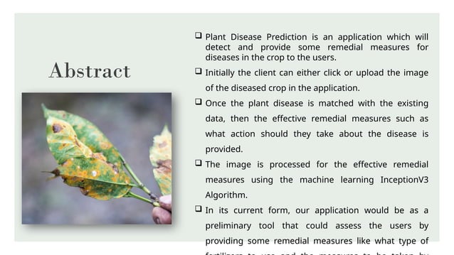 PLD.pptx is the plant disease detection ppt | PPT