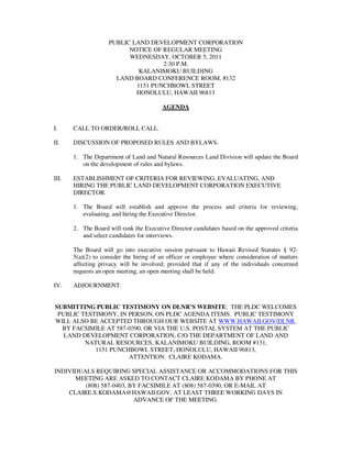 PLDC agenda | PDF