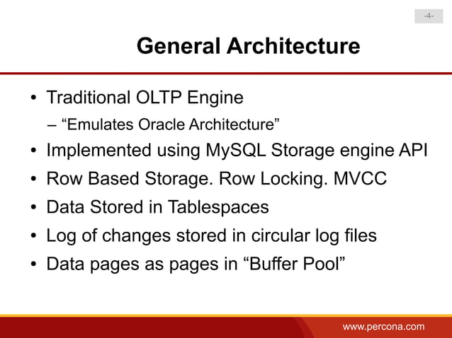 Pldc2012 innodb architecture and internals | PPT Pldc2012 innodb architecture and internals | PPT