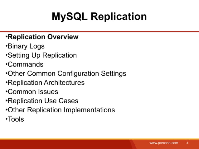 Percona Live 2012PPT： introduction-to-mysql-replication | PDF