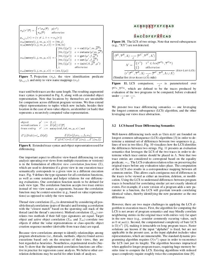 Pldi09 Semantics Aware Trace Analysis