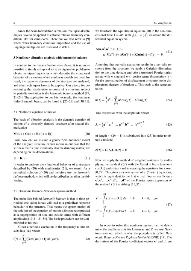 Isogeometric Analysis Of Nonlinear Euler Bernoulli Beam Vibrations Pdf