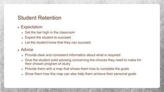 Student Retention (Classroom Management) | PPTX