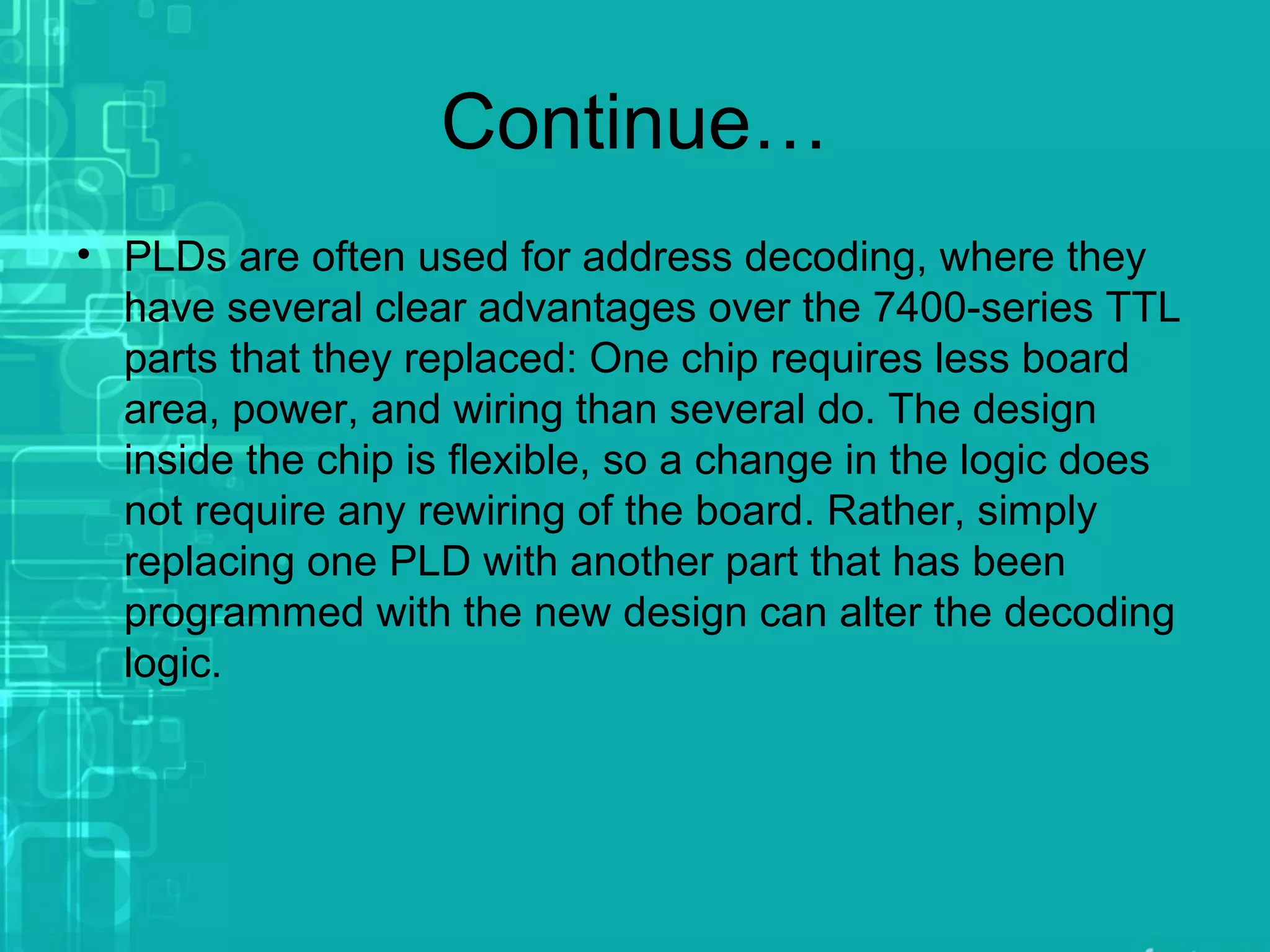Programmable Logic Devices Plds | PPT | Programming Languages | Computing