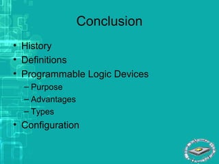 Programmable Logic Devices Plds | PPT