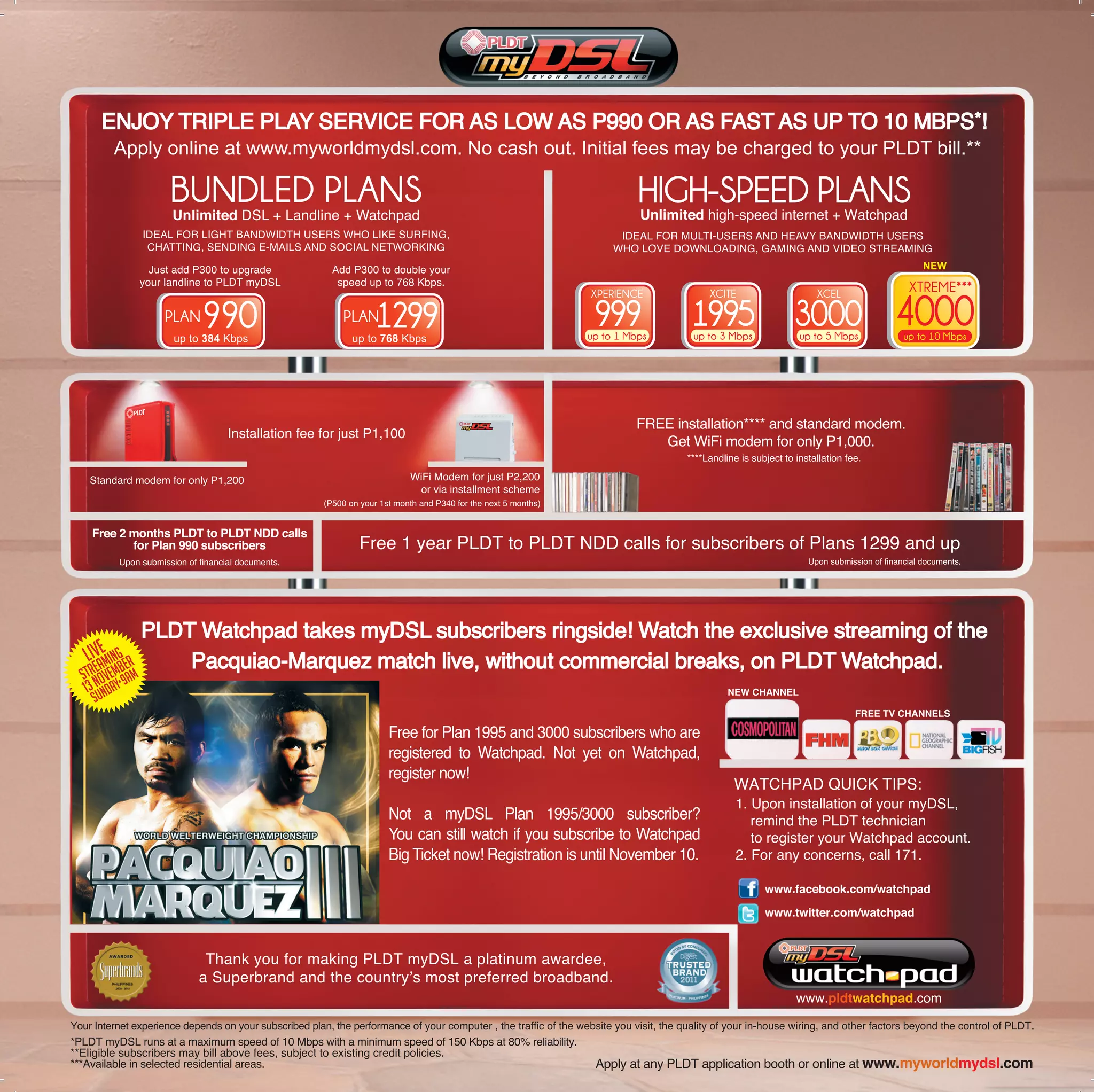 Pldt white flyer | PDF