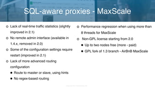 MySQL Load Balancers - MaxScale, ProxySQL, HAProxy, MySQL Router & nginx - A Close Up Look | PDF ...