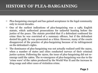 Plea bargaining | PPT