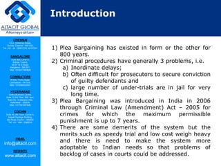 Plea bargaining in India | PPTX