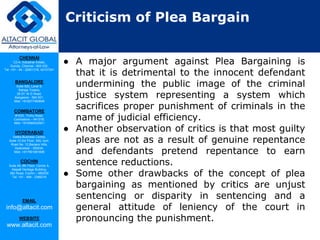 Plea bargaining in India | PPTX