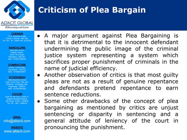 Plea bargaining in India | PPTX | Crime & Harmful Acts to Individuals ...