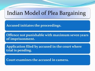 Plea bargaining presentation | PPTX