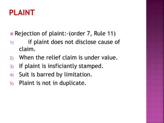Pleadind and written statement MCQ | PPTX