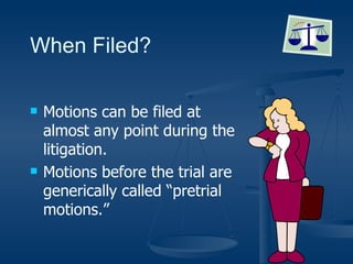 Pleadings and pretrial matters | PPT