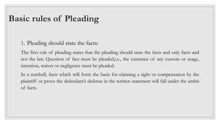 Pleadings in Civil Procedure Code.pptx