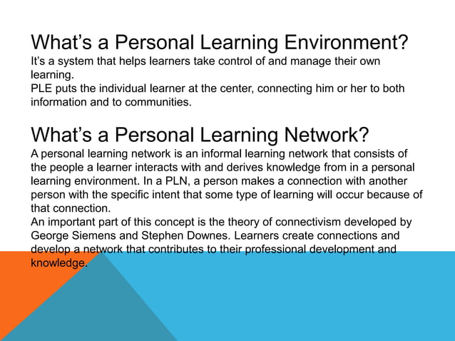 PLE and PLN | PPT