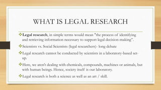 Introduction to Research Methods by Shraddha Pandit | PPTX | Legal ...