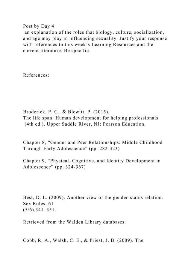 Please cite and include references- Broderick & Blewitt (2015) must.docx