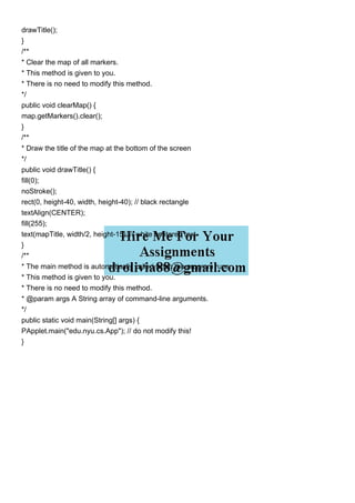 PLEASE complete in java codes A program that pops open an .pdf